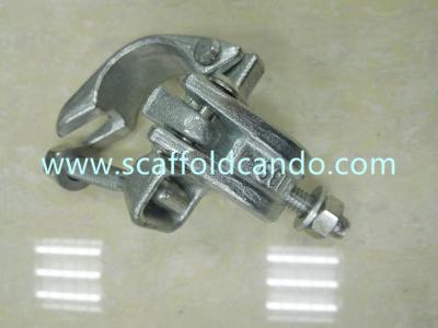 China Strongest scaffolding galvanized Q235 drop forged double clamp coupler with BS1139 for connecting 48.3mm pipes for sale