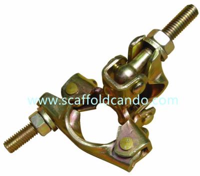 China Right angled coupler, pressed double coupler clamp, BS1139 EN39 EN10219 with high performance in scaffoldings for sale