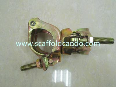 China Q235 scaffold forged pressed double coupler fixed clamp for 48.3mm 48.6mm pipe BS1139, EN74 JIS to connect two pipes for sale