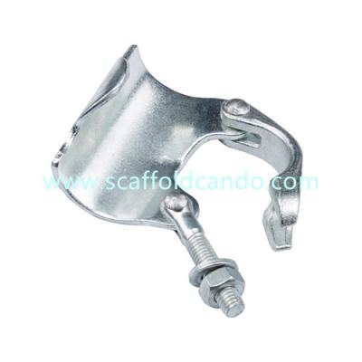 China Good load-bearing strength drop forged scaffold putlog coupler single clamp Q235 electro galvanized for scaffold boards for sale