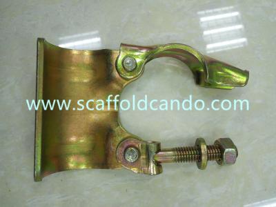 China British BS1139 pressed scaffolding galvanized putlog clamp single coupler Q235 useful for OD 48mm tubes and steel plank for sale