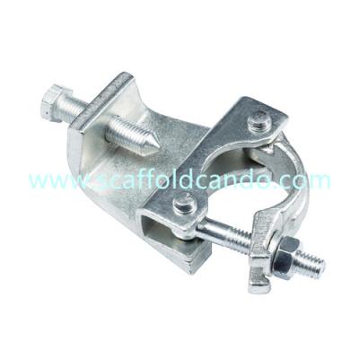 China 1.45-1.5kg forged scaffolding Q235 galvanized fixed Beam clamp girder coupler 48.3mm BS1130 EN74 with good quality for sale