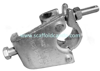 China High load-bearing strength scaffolding Q235 galvanized fixed swivel beam coupler girder clamp 1.50kg 48.3mm for sale