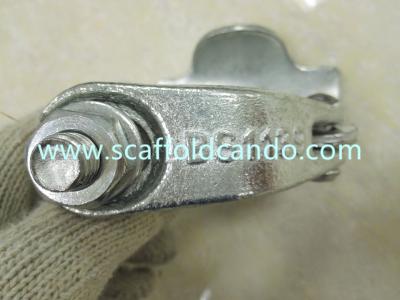 China Scaffolding galvanized double fixed swivel rotation beam putlog single BRC sleeve joint pin coulper for 48.3mm 48.6mm for sale