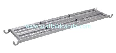 China Factory direct sell 1200 1500 1800 1829mm hook planks scaffold galvanized catwalk steel board with hooks for Ringlock for sale
