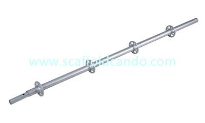 China Q345B Q235 Ringlock standards verticals for ringlock scaffolding system 500mm,1000mm,1500mm,2000mm,2500mm,3000mmL for sale