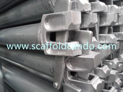 China Factory specialized in Hot dip galvanized painted Ringlock scaffold ledger horizontal 1200,1500,1800mmL for sale for sale