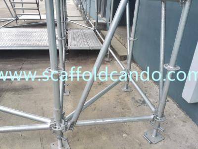 China Good performance scaffold diagonal, brace for Ringlock scaffolding system 900*1000mm 1200*1500mmL Hot dip galvanized for sale