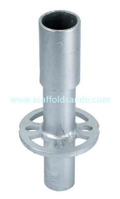 China Hot dipped galvanized Q235 Ringlock base collar basic socket 300mm, 280mm,240mm for supporting ringlock system standard for sale