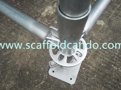 China High loading strength scaffolding Q235 Q345 base collar basic socket 300,280,240,200mmL for scaffold ringlock system for sale