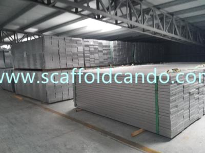 China 210mm Width, 1ML 1.5ML 2.0ML 3.0ML 4.0ML scaffolding steel plank steel board served as working platform in constructions for sale