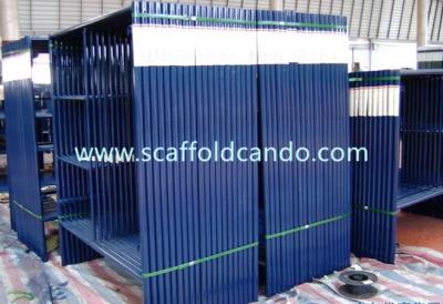 China Hot dip galvanized pre-galvanized painted 914*1700mm, 914*1219mm, 1219*1700mm scaffolding main frame ladder frame for sale