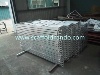China 420*1829mm, 480*1829mm scaffolding steel hook planks, catwalk for working platform in Frame scaffolding system for sale
