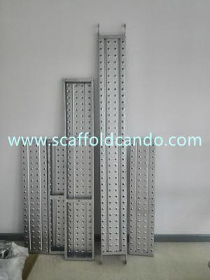 China Good loading capacity 500*1829mm, 43.5mm hook planks catwalk as working platform for scaffolding frame system for sale