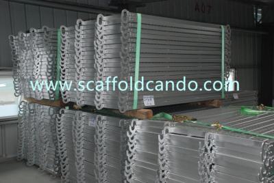 China Pre-galvanized catwalk 420*1829mm, 480*1829mm, 500*1829mm plank with 43.5mm hooks as working platform in frame scaffold for sale