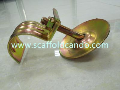 China Pressed British scaffolding Limpet clamp, toe board coupler 48.3mm Q235 with good performance and the best prices for sale