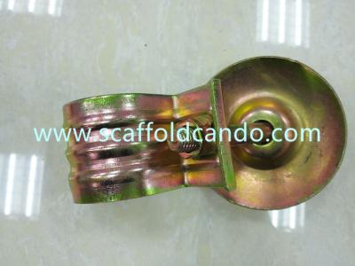 China High bearing strength British pressed scaffolding toe board coupler, Limpet coupler 0.4KG for 48.3mmOD pipe for sale