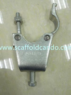 China Scaffolding galvanized Q235 drop forged fixed beam coupler, girder clamp 48.3mm with SGS BS1139 with good quality for sale