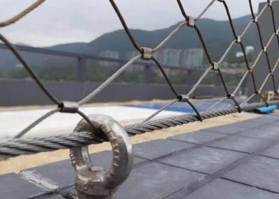 Cina Griglia di cavo inossidabile a nodi 35mm*35mm Acciaio filo di corda per zoo in vendita