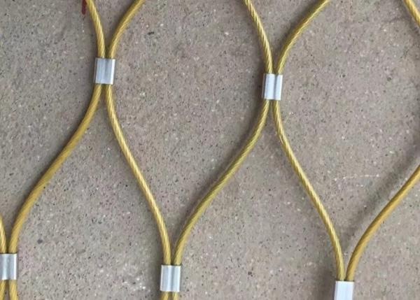 2.5mm Aviary Mesh Cable Wire 50cm*50cm Stainless Steel Rope Mesh