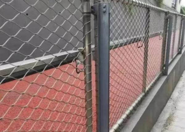 Quality 1.5mm Balustrade Cable Mesh Steel Rope Mesh With 50mm*50mm Opening for sale