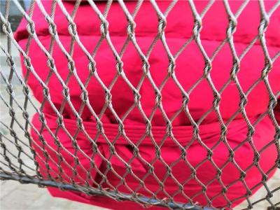 Cina 30*30 Acciaio inossidabile Rope Netting Oxidated Black Aviary Fencing Mesh in vendita