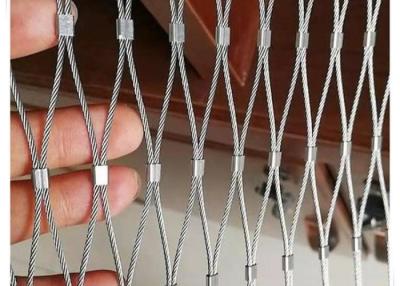 China AISI 316 2,0 mm 50 mm rede de cabos de aço inoxidável para cercas de águia à venda