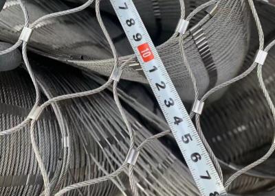 China SS304 1.5mm Stainless Steel Cable Netting Mesh For Bird Aviary Wire Fence for sale