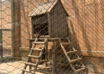 China Flexible Stainless Steel Ferrule Rope Mesh Net Zoo Aviary Mesh For Parrot for sale