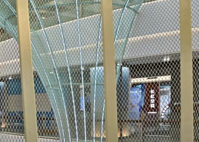 China Flexible and Durable SS304 Wire Rope Mesh for Roof Fall Protection with 25mm*25mm Opening for sale