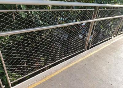 China Weather Resistant High Strength Flexible Structure Aviary Rope Netting Stainless Steel Wire Rope Mesh for sale