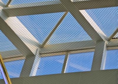 China Decorative Flexible Stainless Steel 316 Wire Rope Mesh with 1.2 mm Wire Diameter and 12mm*12mm Mesh Size for sale