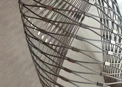 China Stainless Steel 316L Aviary Rope Netting with 1.5 mm Wire Diameter and 30mm*30mm Mesh Size for Secure Mesh Fence for sale