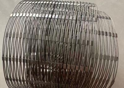 China 316 Stainless Steel Ferrule Type Cable Mesh Safety Fence For Zoo Aviary Netting for sale
