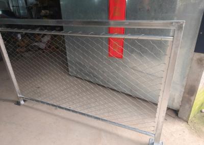 China Balustrade Cable Mesh 2.0mm 5cm Mesh Size  Stainless Steel Ferrule Rope Mesh for sale