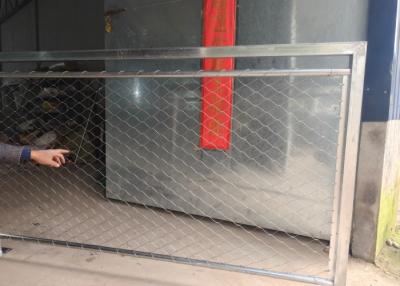 China 2.2mm Balustrade Cable Mesh 55mm mesh size Flexible Stainless Steel Cable Mesh for sale