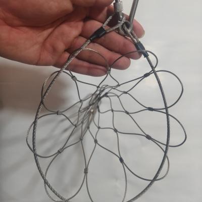 China Stainless Steel Rope Safety Netting Customizable Drop Protection Security Floodlight for sale