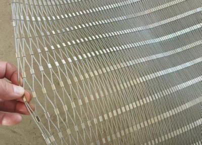 China Soft Flexible Stainless Steel Wire Rope Mesh Zoo Mesh For Parrot Aviary Nets for sale