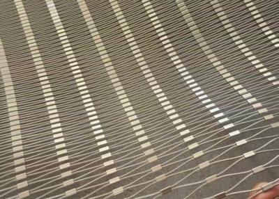 China Stainless Steel Wire Rope Mesh For Protection Net Plant Climbing Net for sale