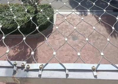 China Flexible Stainless Steel Ferrule Mesh Safe Protective Netting For Building Facade for sale