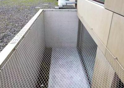 China Custom Size Easy Install Ferrule Stainless Steel  Cable Mesh For Safety Net for sale
