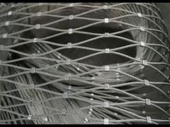 Closed Mouth Type Flexible Stainless Steel Cable Mesh 304 Steel Rope Mesh