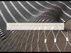 316 touwnet hek 35*35mm Opening roestvrij staal Draad touw gaas