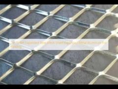 2 m bis 6 m erweiterte Stahlnetzplatte erweiterte Metall-Aluminium für Fechten