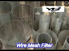 Anti Rust Stainless Steel Filter Mesh Wire Mesh Filter For Chemical Industry