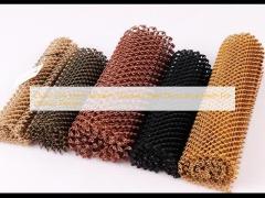Chain Link Mesh Modern Stainless Steel Decorative Mesh For Interior Design