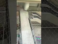 See Why Choose 30cm*30cm Stainless Wire Mesh 316 Rope Net Fence For Staircase