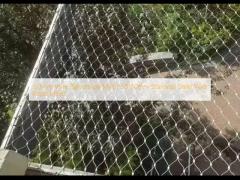 3.0mm Wire Balustrade Mesh 50*50mm Stainless Steel Wire Rope Mesh
