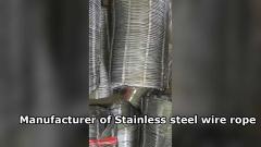 OEM Stainlesssteel Wire Rope Mesh