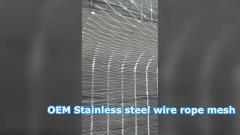 High Breaking Force Stainless Steel Rope Netting